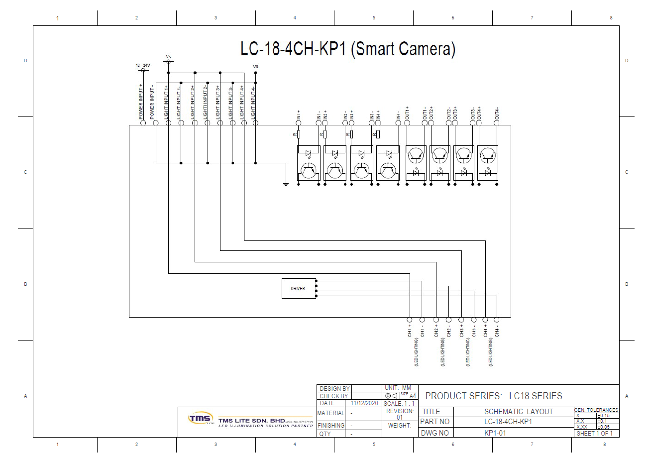 LC-18-4CH-KP1 Controller - TMS LITE